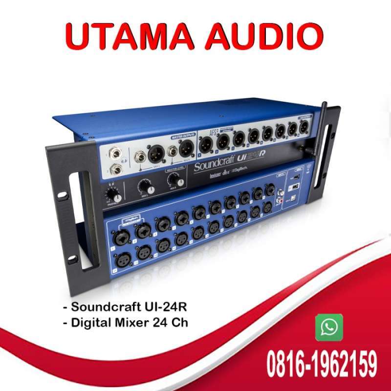 Jual Soundcraft UI24R Digital Mixer by Harman UI 24 R USB Wireless ...