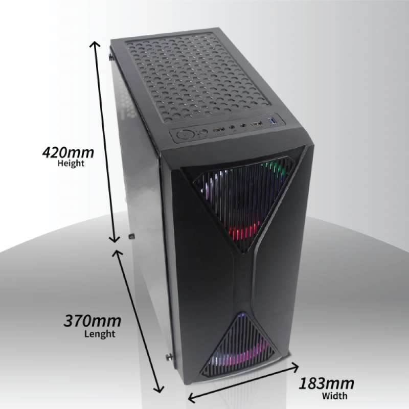 Jual Casing Pc Case Infinity Elysium V2 Casing Gaming Komputer Tempered ...