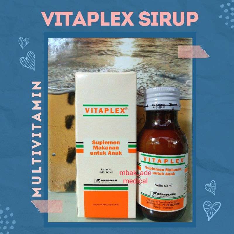 Jual Vitaplex Sirup 60 Ml - Suplemen Vitamin Otak Anak Di Seller Apotek ...