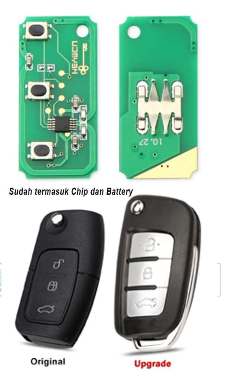 Promo KUNCI REMOTE LIPAT / UPGRADE FORD FIESTA - FOCUS-KOMPLET SETS ...