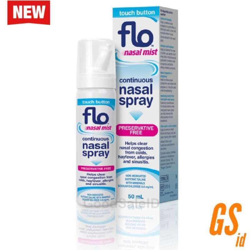Jual Flo Nasal Mist - Nasal Spray Saline Dengan Technology Touch di ...