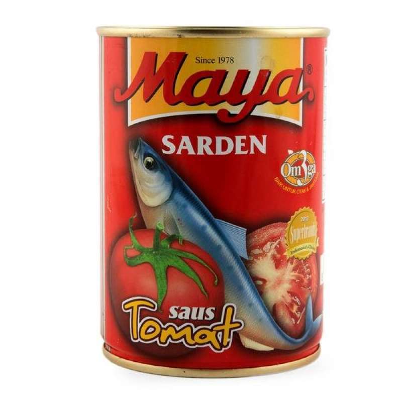Promo MAYA Sardines Tomato Sauce 400g - Ikan Sarden Saus Tomat Kaleng ...