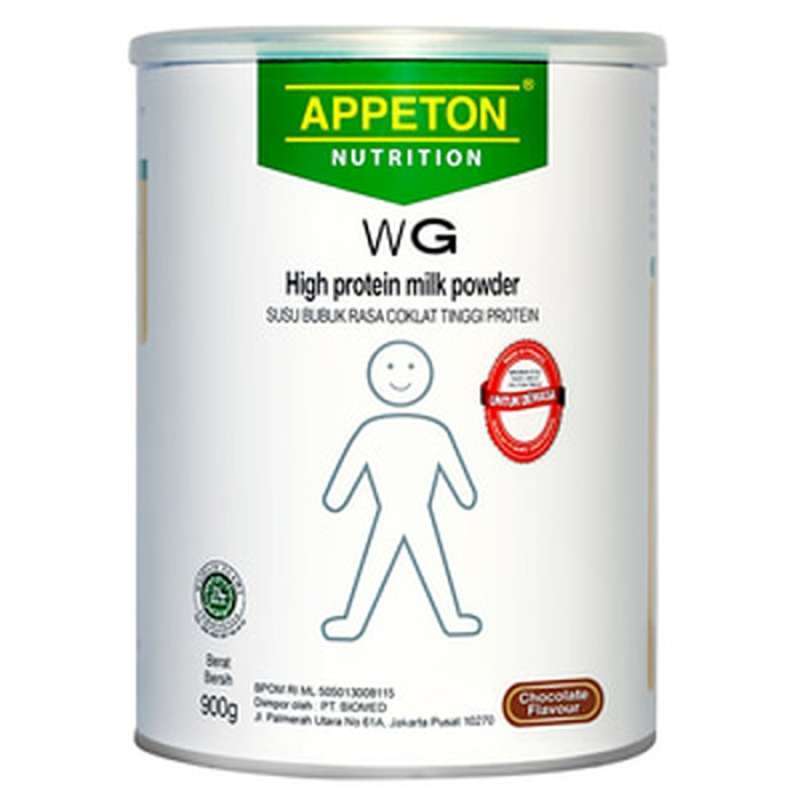 Jual Appeton Weight Gain Adult Coklat 900gr - Susu Appeton Penggemuk ...