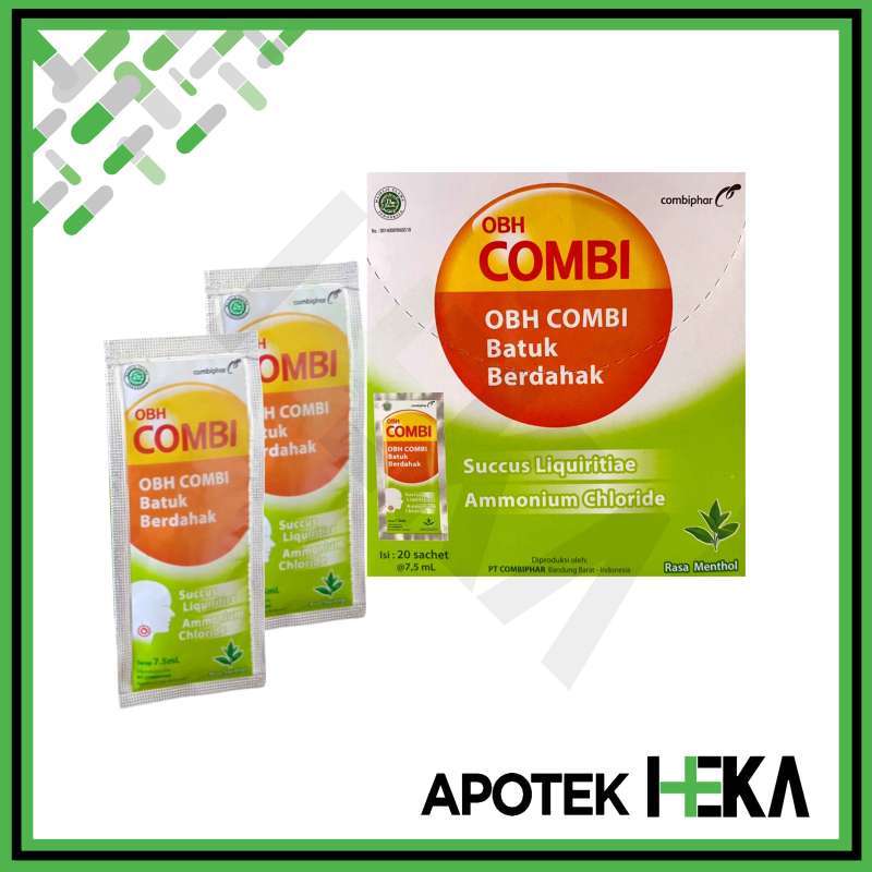 Jual OBH Combi Sachet Box isi 20 Sachet - Obat Batuk Berdahak di Seller ...