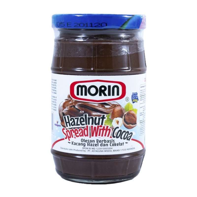 Jual MORIN Hazelnut Spread with Cocoa Jam 300gr Selai Kacang Cokelat ...