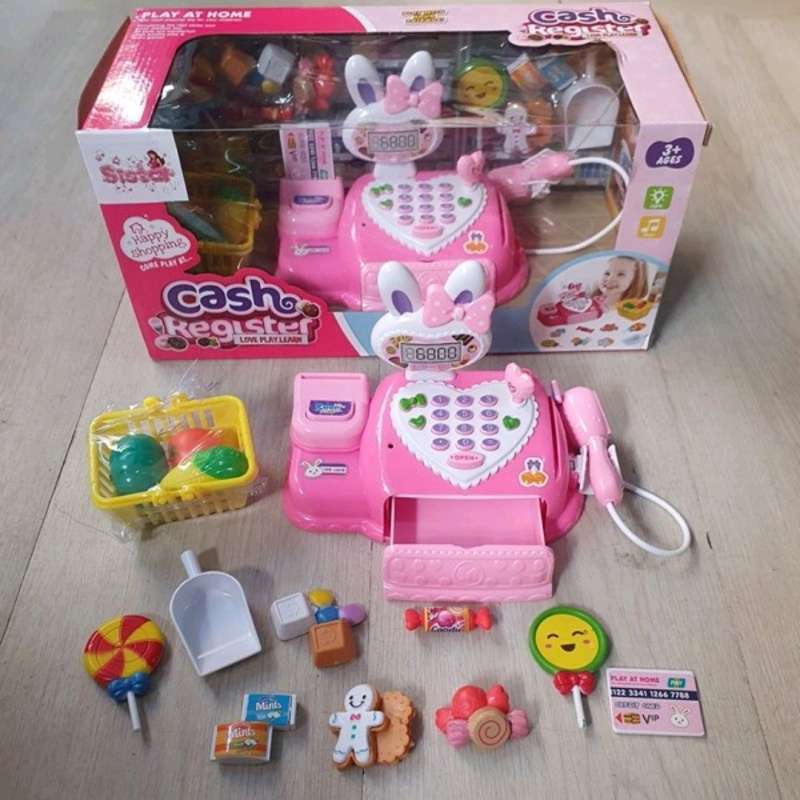 Promo Mainan Cash Register Mesin Kasir Rabbit Kelinci Scanner Diskon 5% ...