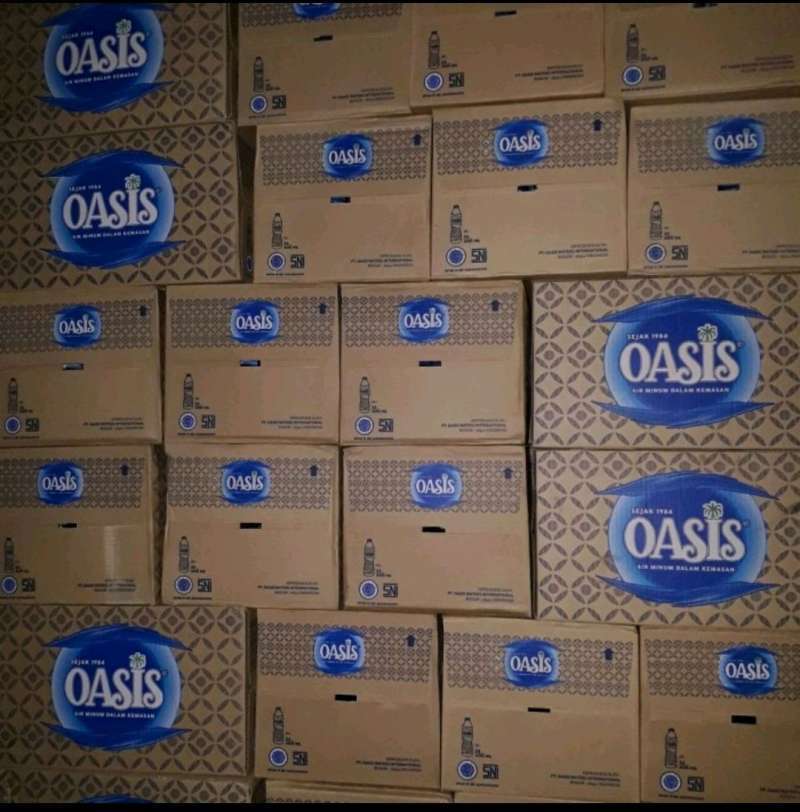 Promo Air Mineral Oasis ( Karton / 24 Botol / 600 Ml ) Diskon 12% di ...