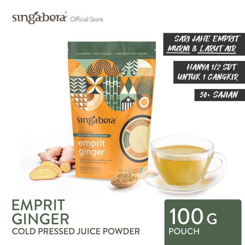 Promo Singabera Cold Pressed Ginger Powder 100g - Serbuk Jahe Diskon 5% ...