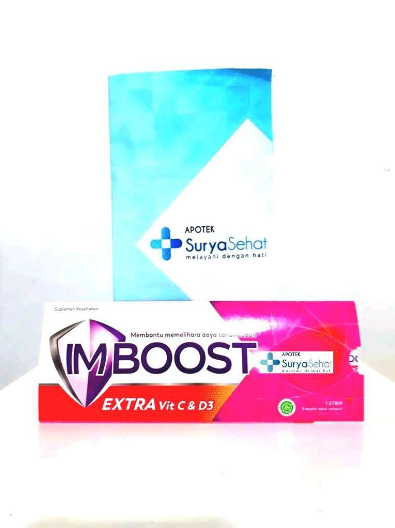 Promo Imboost Extra Vit C Dan D3 Isi 8 Kaplet Diskon 8% Di Seller ...