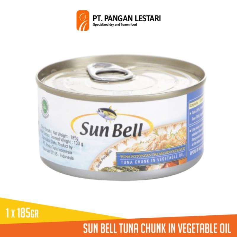 Jual SMG/JOG/SOLO - Sun Bell Tuna Chunk in Vegetable Oil 185gr di ...