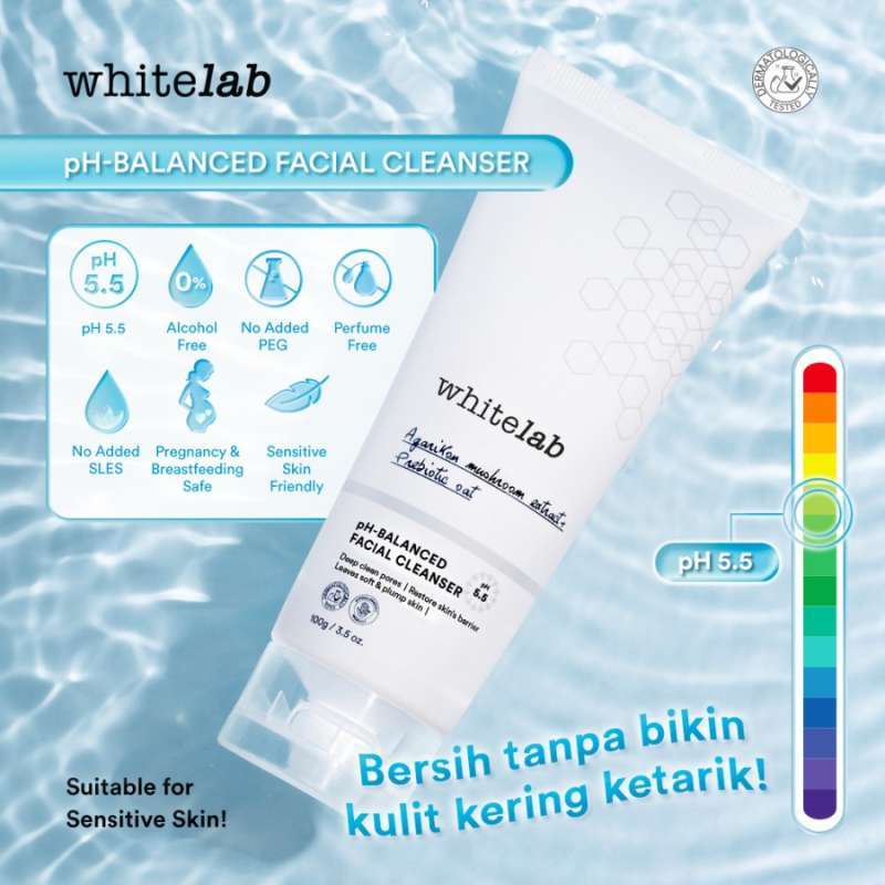 Jual Whitelab Ph Balanced Facial Cleanser Sabun Muka Wajah Balance Di ...