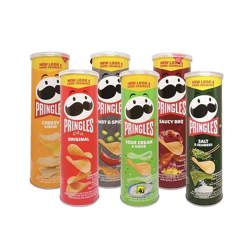 Promo Pringles Potato Chips - 107 gr - SALT SEAWEED Diskon 4% di Seller ...