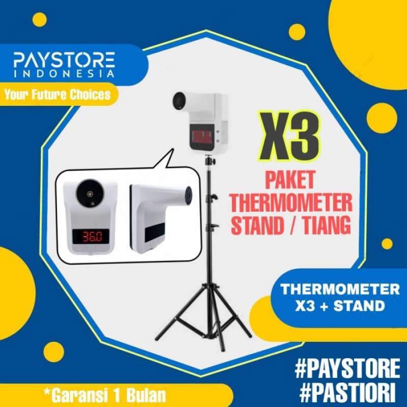 Jual Thermometer Infrared Digital Non Contact / Termometer Standing di ...