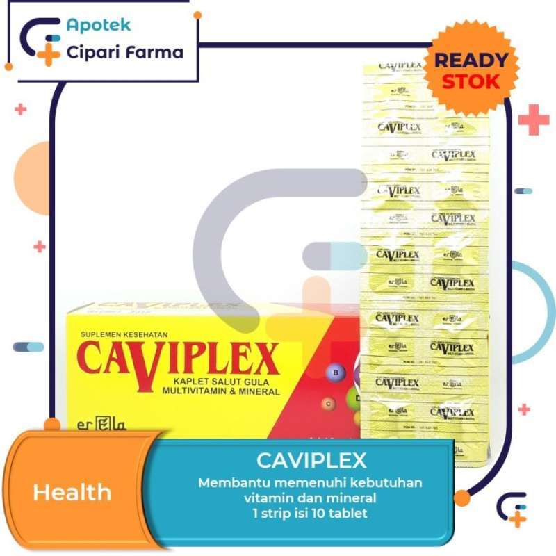 Jual Caviplex Multivitamin & Mineral 1 Strip isi 10 pcs di Seller ...