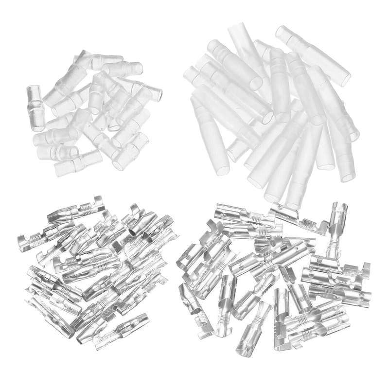 Jual 200 Set 4.0 Bullet Terminal Car Electrical Wire Splitter Connector ...