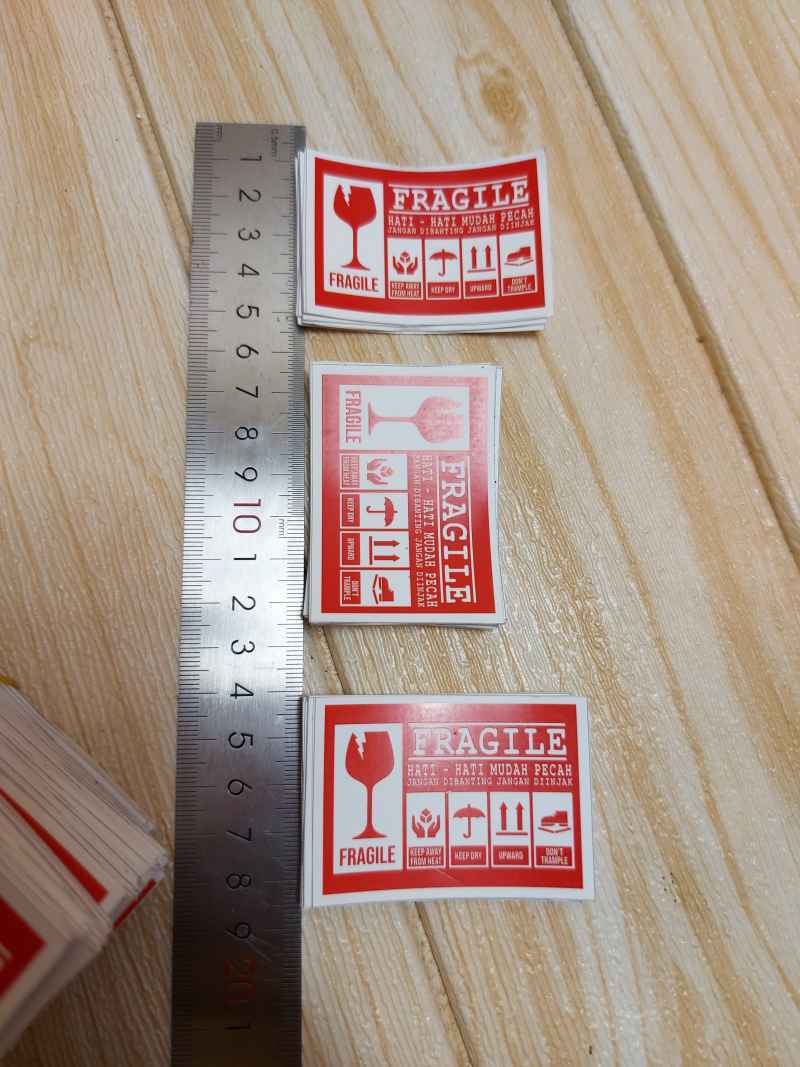 Jual Stiker Fragile Buat Paket Pecah Belah Jangan Di Banting di Seller ...