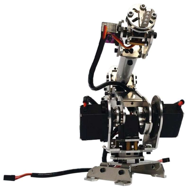 Jual 6-dof Diy Mechanical Robot Arm Circuits Kits For Aruino Learning ...