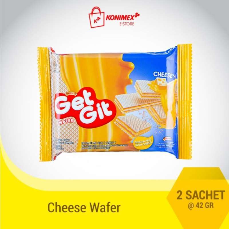Jual Get Git Wafer Keju 42 G – 2 sachet di Seller Konimex Official ...
