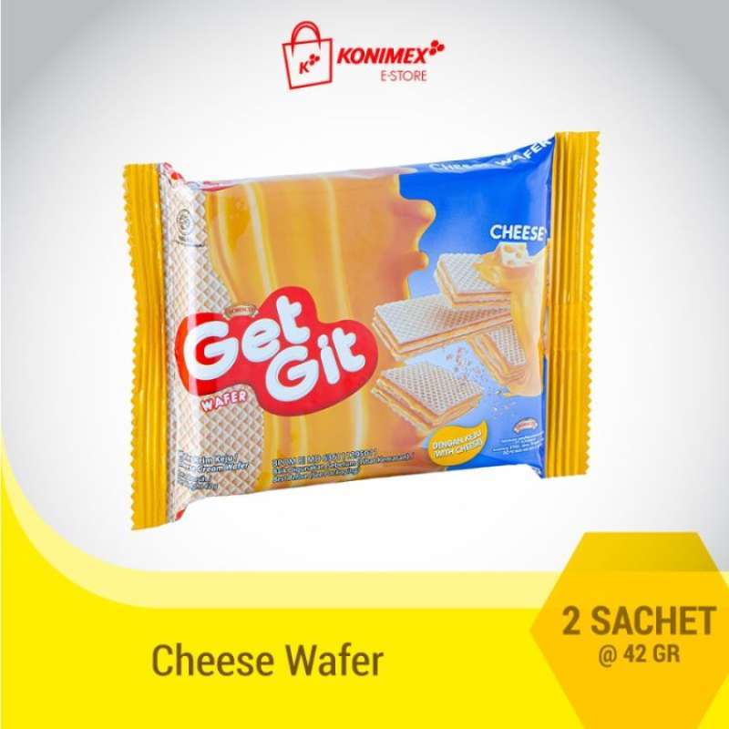 Jual Get Git Wafer Keju 42 G – 2 sachet di Seller Konimex Official ...