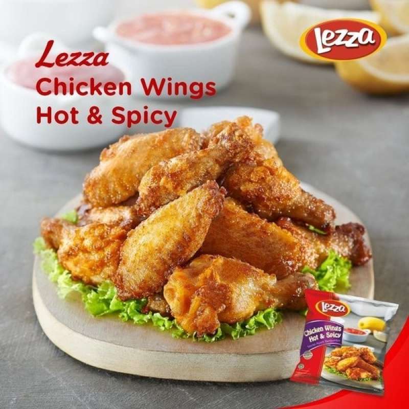 Jual Lezza Chicken Wings Hot and Spicy 400gr / Sayap Ayam Pedas di ...