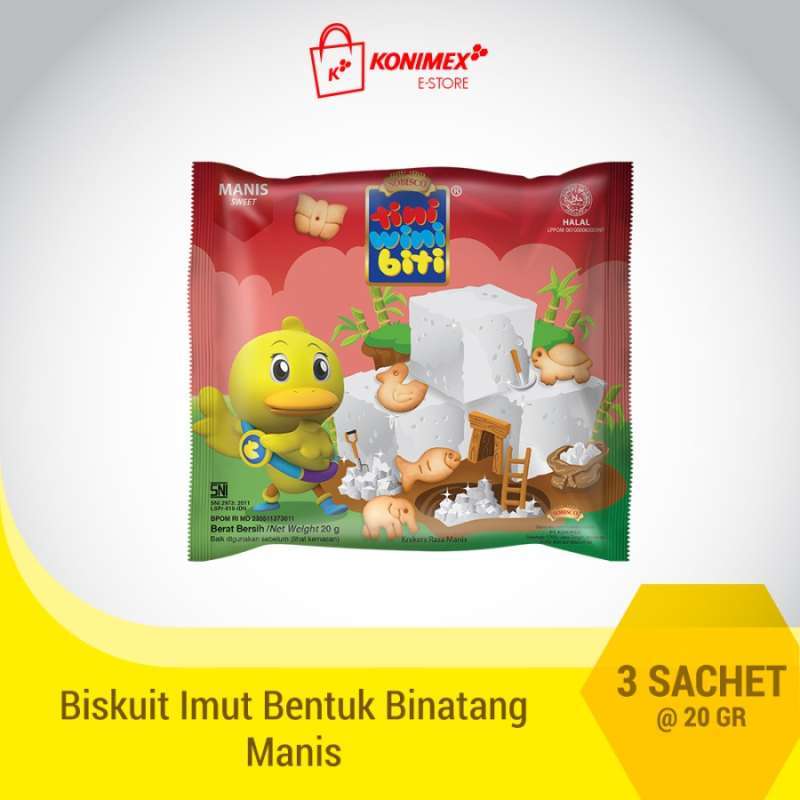 Jual Tini Wini Biti biskuit anak Manis 20 g 3 sachet - biskuit bentuk ...