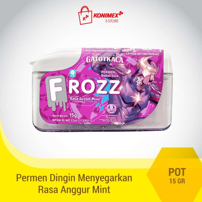 Jual Frozz Anggur Mint Permen Bebas Gula, Rendah Kalori & dingin ...