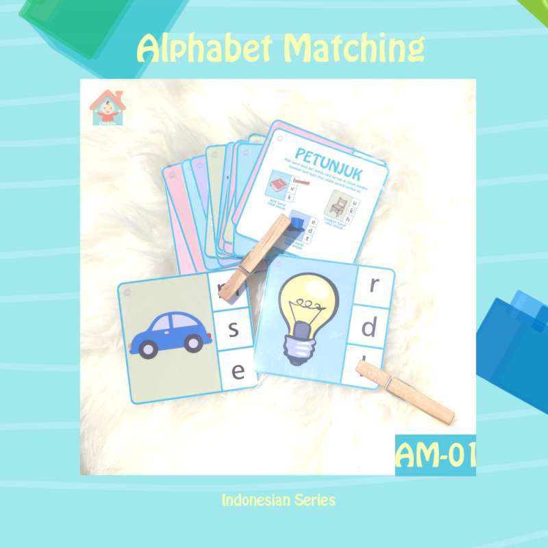 Jual Alphabet Matching Belajar Mengenal Huruf Benda Bahasa Indonesia ... Jual Alphabet Matching Belajar Mengenal Huruf Benda Bahasa Indonesia ...