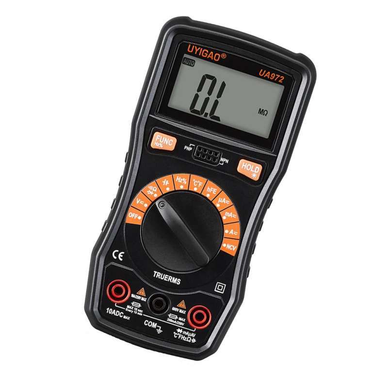 Jual Digital Multimeter Volt Meter Ammeter ohm Temperature Transistor ...