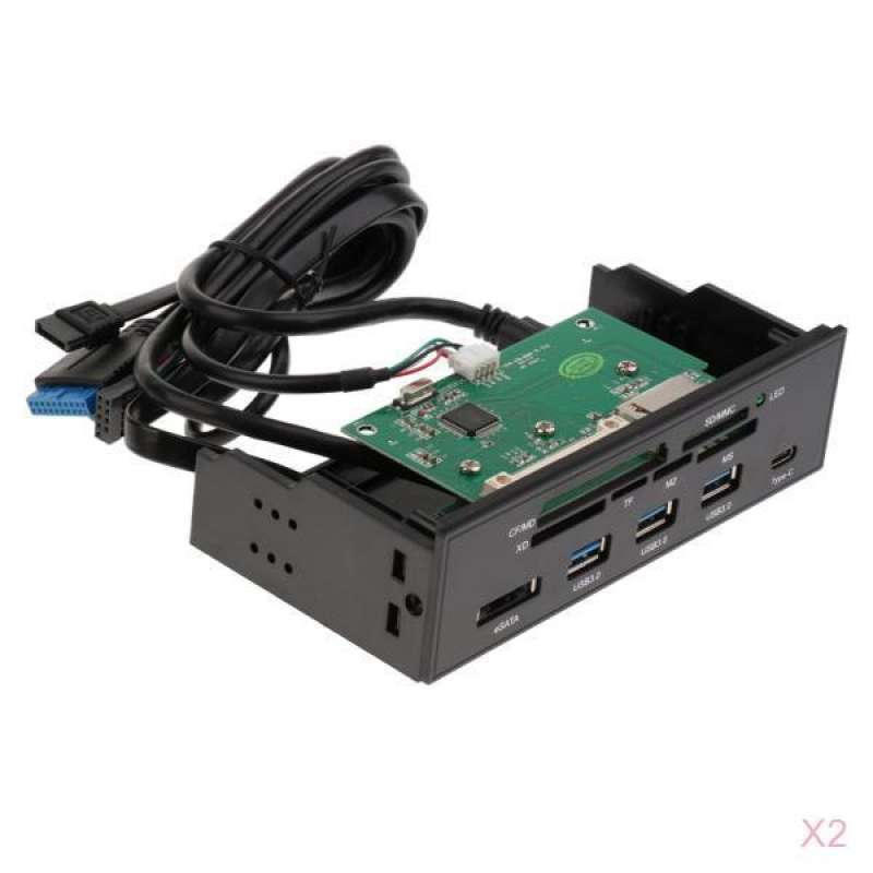 Promo 2pcs 5 . 25 '' Front Panel USB 3 . 0 Hub All - in - one Internal ...