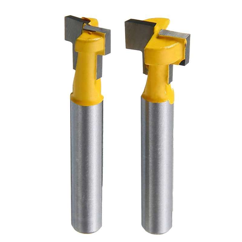 Jual T-Slot Cutter Router Bit for 3/8''& 1/2'' Hex Bolt - 1/4 Shank - 2 ...