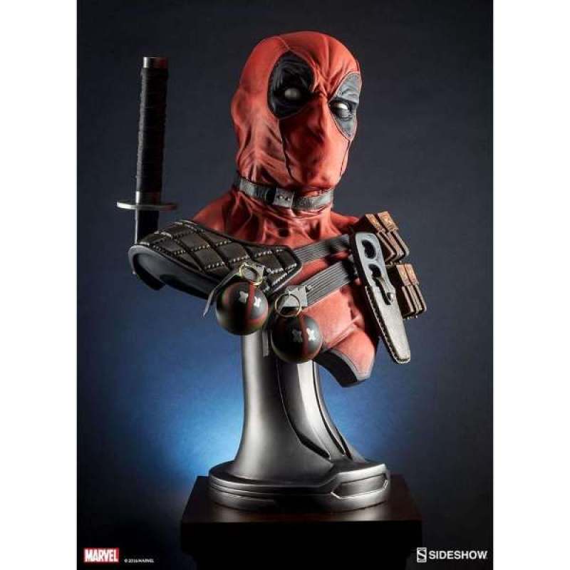 Jual Statue Sideshow Collectibles 1:1 Life Size Bust Deadpool di Seller ...