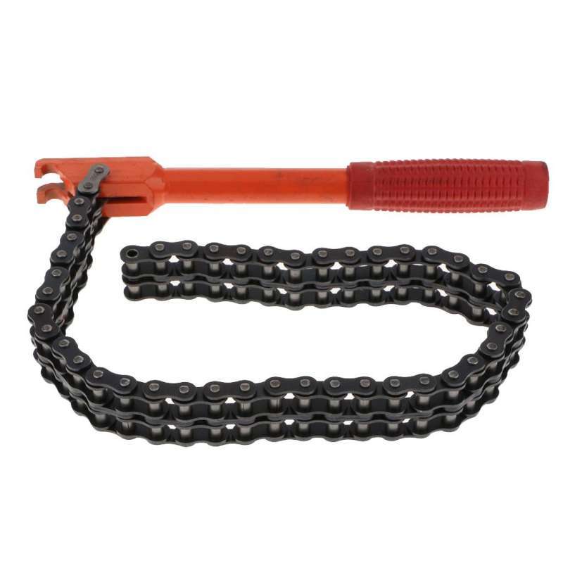 Promo 10 Adjustable Car Engine Oil Filter Chain Grip Wrench Spanner ...