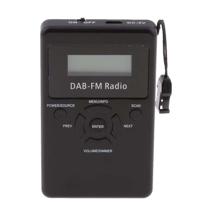 Jual Rechargeable DAB+ / FM RDS Radio Digital DAB Radio Receiver with ...