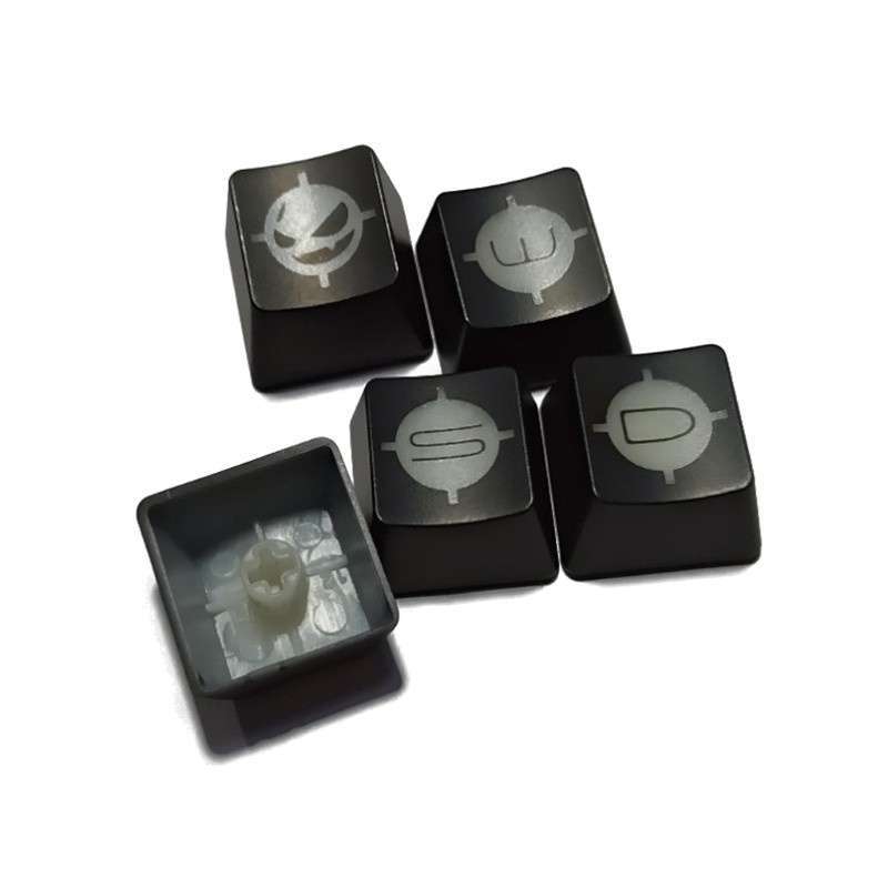 Jual Char 5pcs Abs Keycap Mechanics Keyboard Keycap Small Devil Keycaps ...