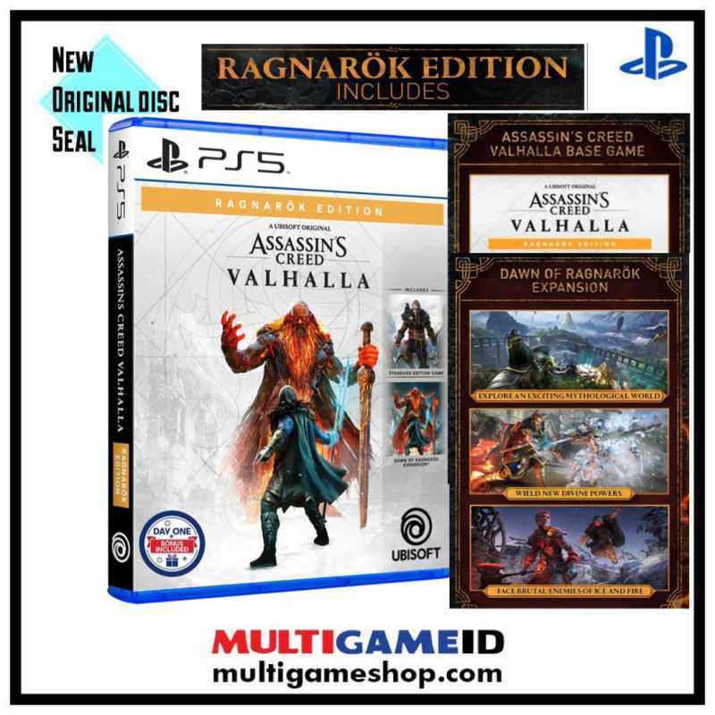 Promo Ps5 Assassins Creed Valhalla Dawn Of Ragnarok Edition Base Game