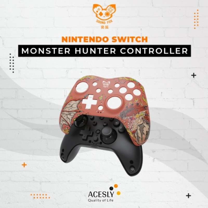 Jual Joystick Nintendo Switch Pro Controller Mini Monster Hunter Wake ...