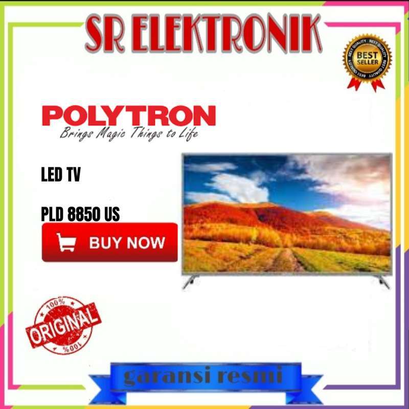 Jual LED POLYTRON PLD 50US8850 50INCH USB HDMI DVB T2 UHD 4K di Seller ...