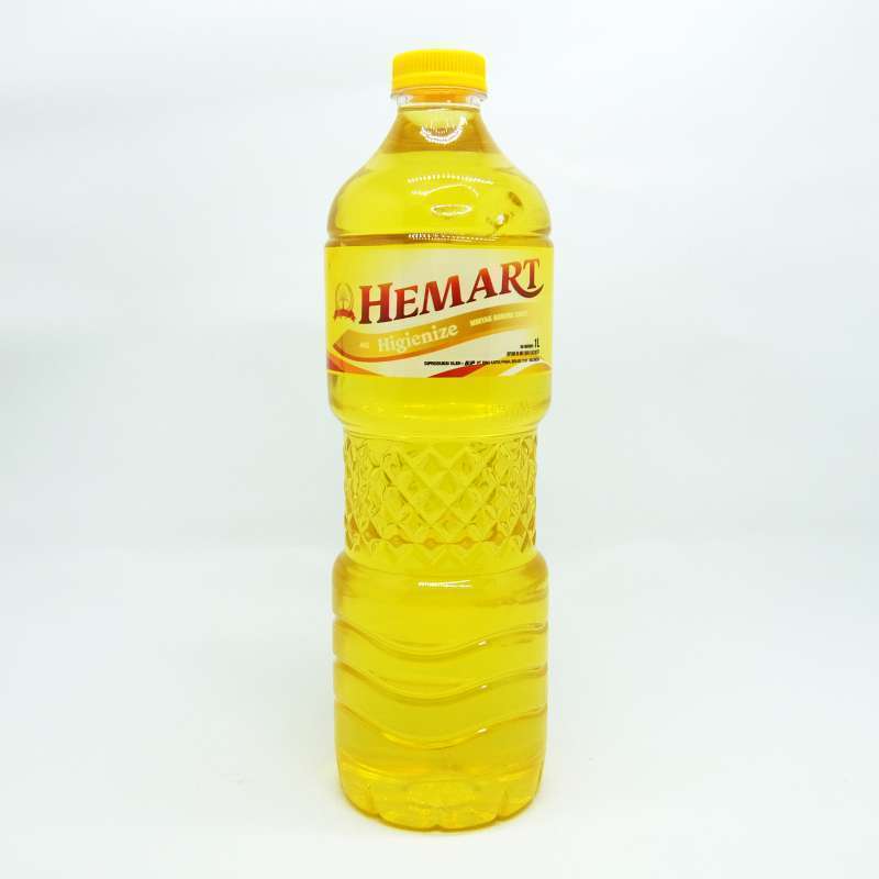 Jual Minyak Goreng Hemart 1 Liter Botol 1 Dus Isi 12 Pcs di Seller Toko pahlawanto ...