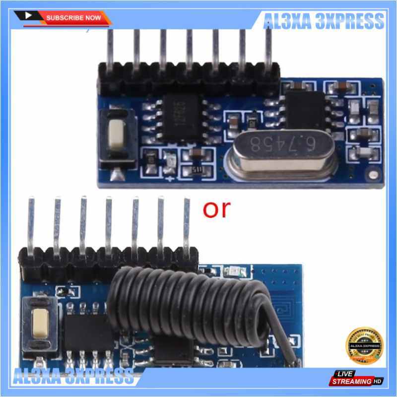 Jual 433 Mhz Rf Transmitter Receiver Wireless Module Original Murah ...