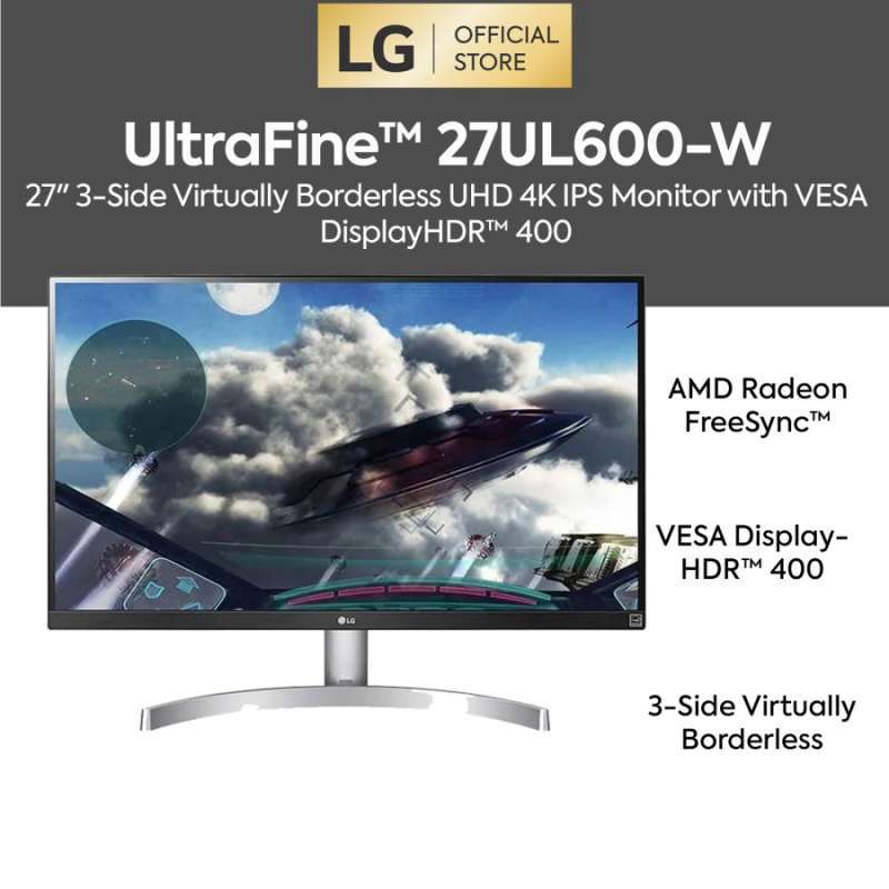 Jual LG UltraFine™ 27UL600-W 27 UHD 4K IPS Monitor sRGB 99% HDR10 DP di ...
