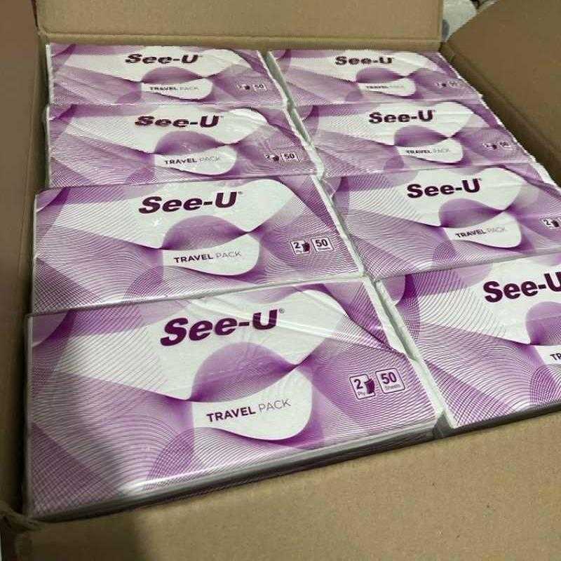 Jual See U travel pack 50 sheets tissue kecil 1 dus isi 40 pis di ...