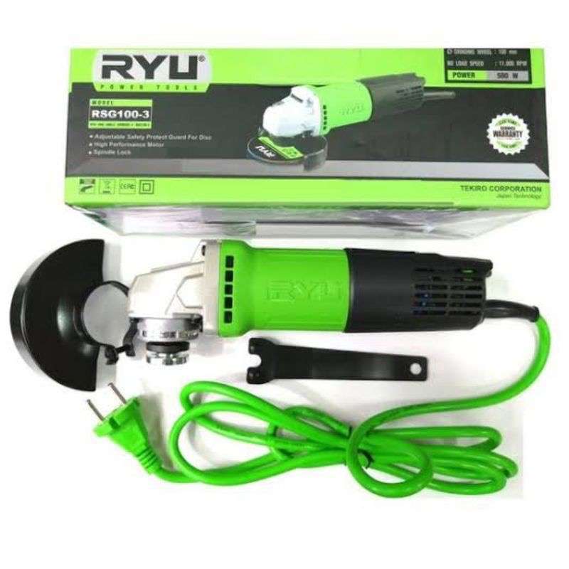 Jual Mesin Gerinda Tangan - Angle Grinder TEKIRO RYU RSG 100-3 di Seller RIAN TEKNIK BANJARMASIN ...