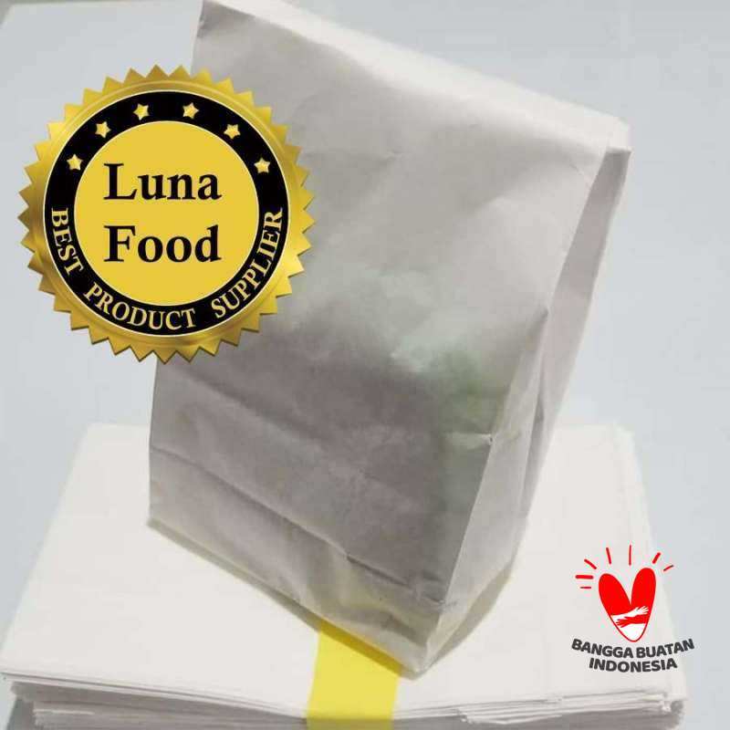 Jual kertas bungkus roti kuro dan burger 50pcs di Seller Lunafood ...