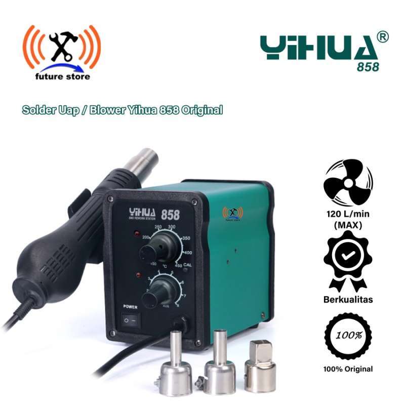 Jual Yihua 858 Blower -Rework Station - Solder Uap Original di Seller ...