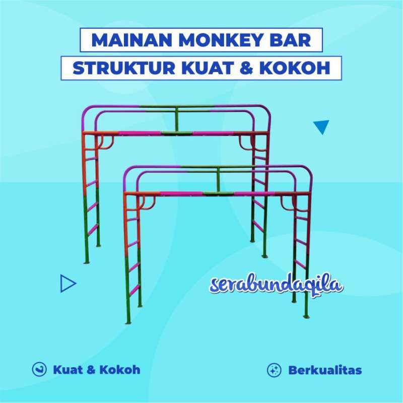 Jual Monkey Bar Outdoor, Monkey Bar Playground Mainan Anak, Monkey Bar ...