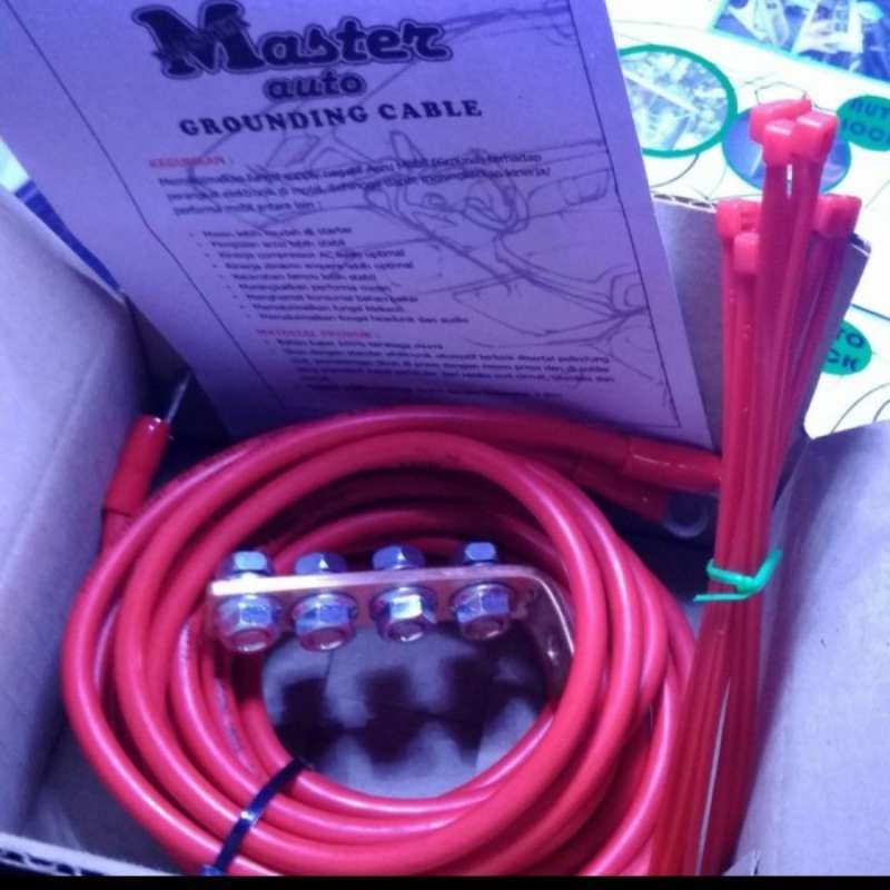 Jual grounding cable master auto 6mm 4titik header 4lubang di Seller ...