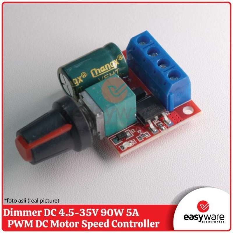 Jual Dimmer DC 4.5-35V 90W PWM DC Motor Speed Controller Control Regulator di Seller EasyWare ...