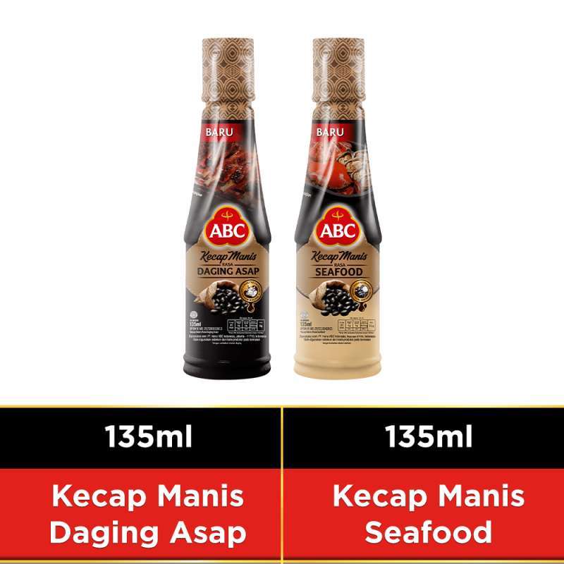 Jual ABC Kecap Manis Rasa Daging Asap 135 ml & Seafood 135 ml di Seller ...