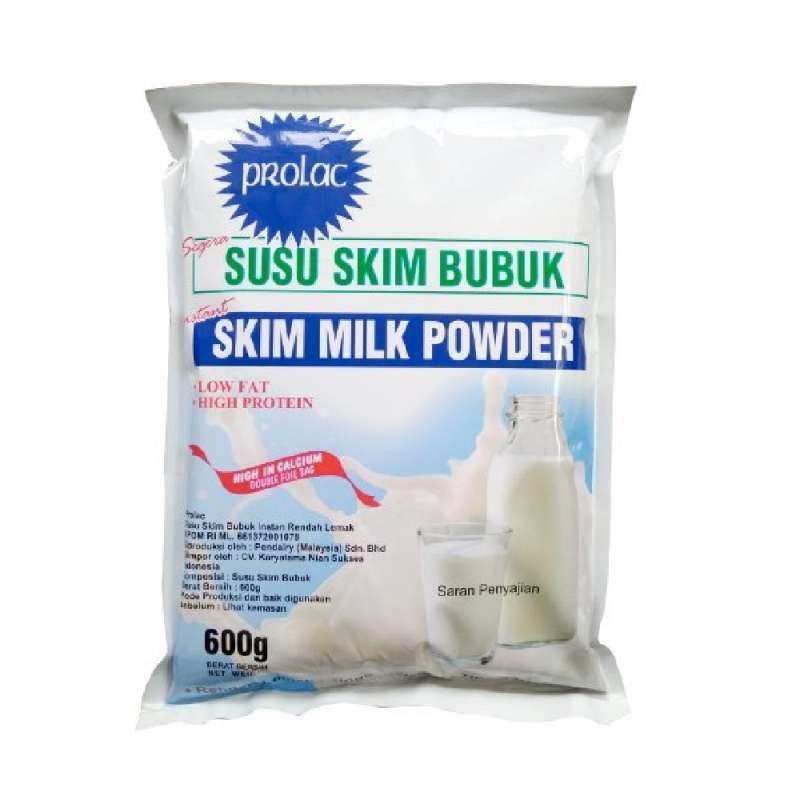 Jual Prolac Susu Skim Bubuk Skim Milk Powder 600 Gram Di Seller ...
