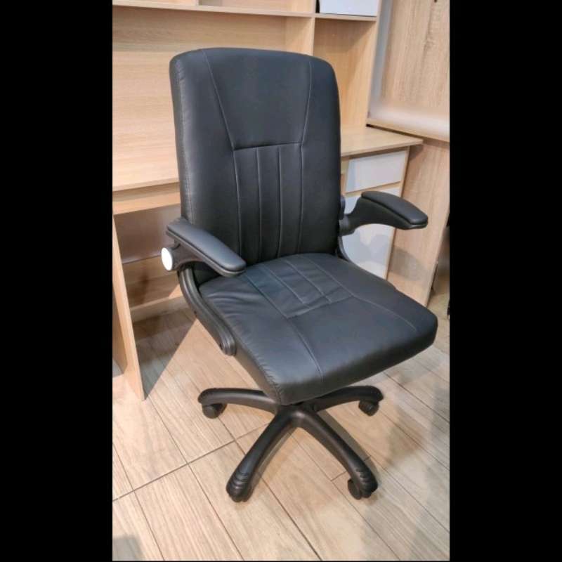 Jual PVC Kursi kantor kerja office Hitam belajar staff manager gaming ...